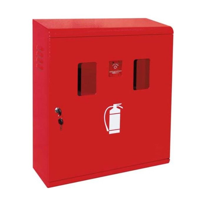 FIRE EXTINGUISHER SMART CABINET FOR TWO 9-12 KG/L WITH KEY Cabinets...