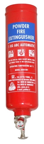 PII AUTOMATIC FIRE EXTINGUISHER ABC POWDER 1 KG Automatic
