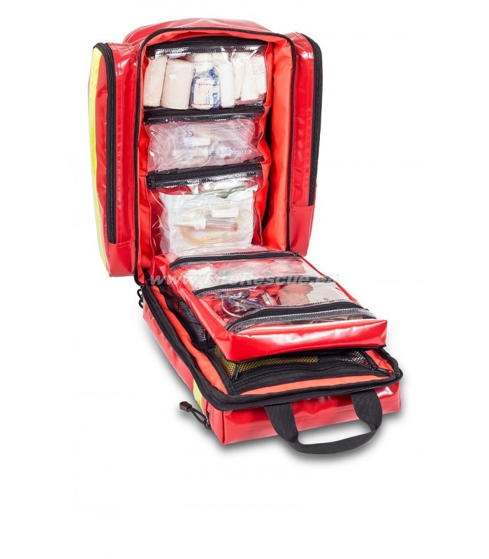 ELITE BAGS EMS BACKPACK RESCUE TARPAULIN - RED Emergencies