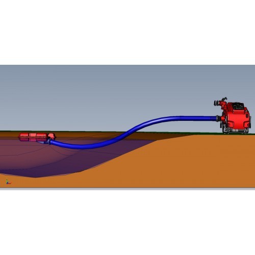 FLOATING SUCTION STRAINER AMPHIBIO MINI 2000 L/MIN Fittings