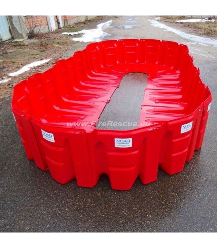 NOAQ BOXWALL BW52-OC FLOOD PROTECTION 30° CURVED ELEMENT - INSIDE C...