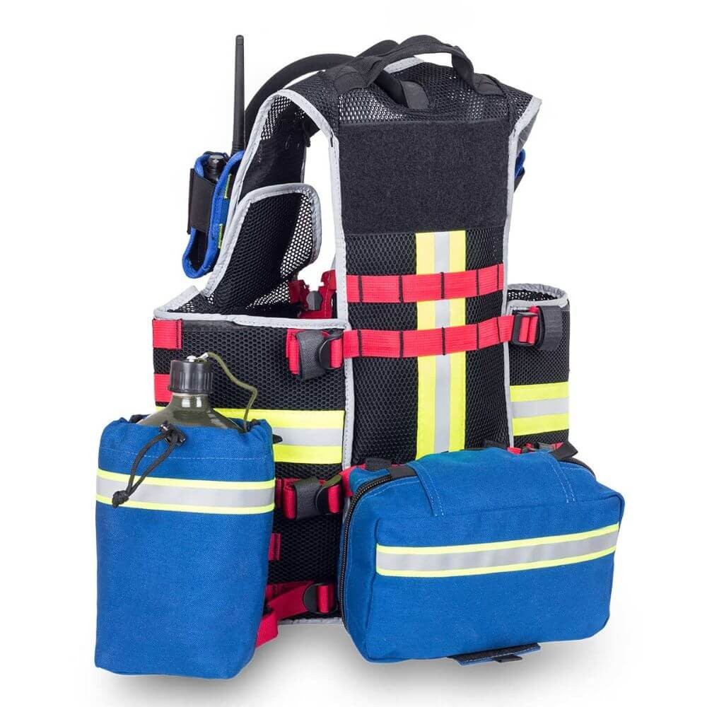 ELITE BAGS EMERGENCY INTERVENTION VEST - RED Emergency protective c...