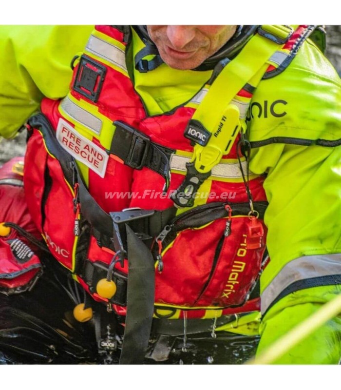 IONIC PRO MATRIX RED RESCUE LIFEJACKET Water rescue protective clot...