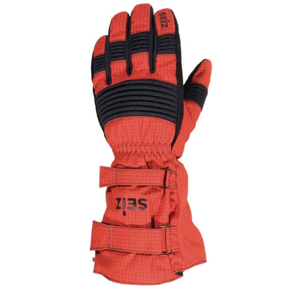 SEIZ FIREFIGHTER GLOVES THERMO-FIGHTER - RED Firefighting gloves
