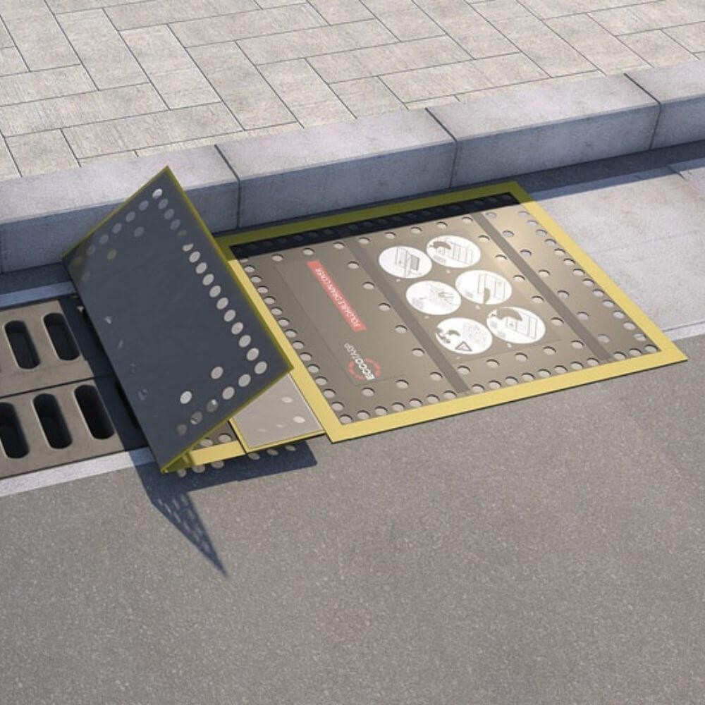 ECCOTARP FDC FOLDABLE DRAIN COVER Spill