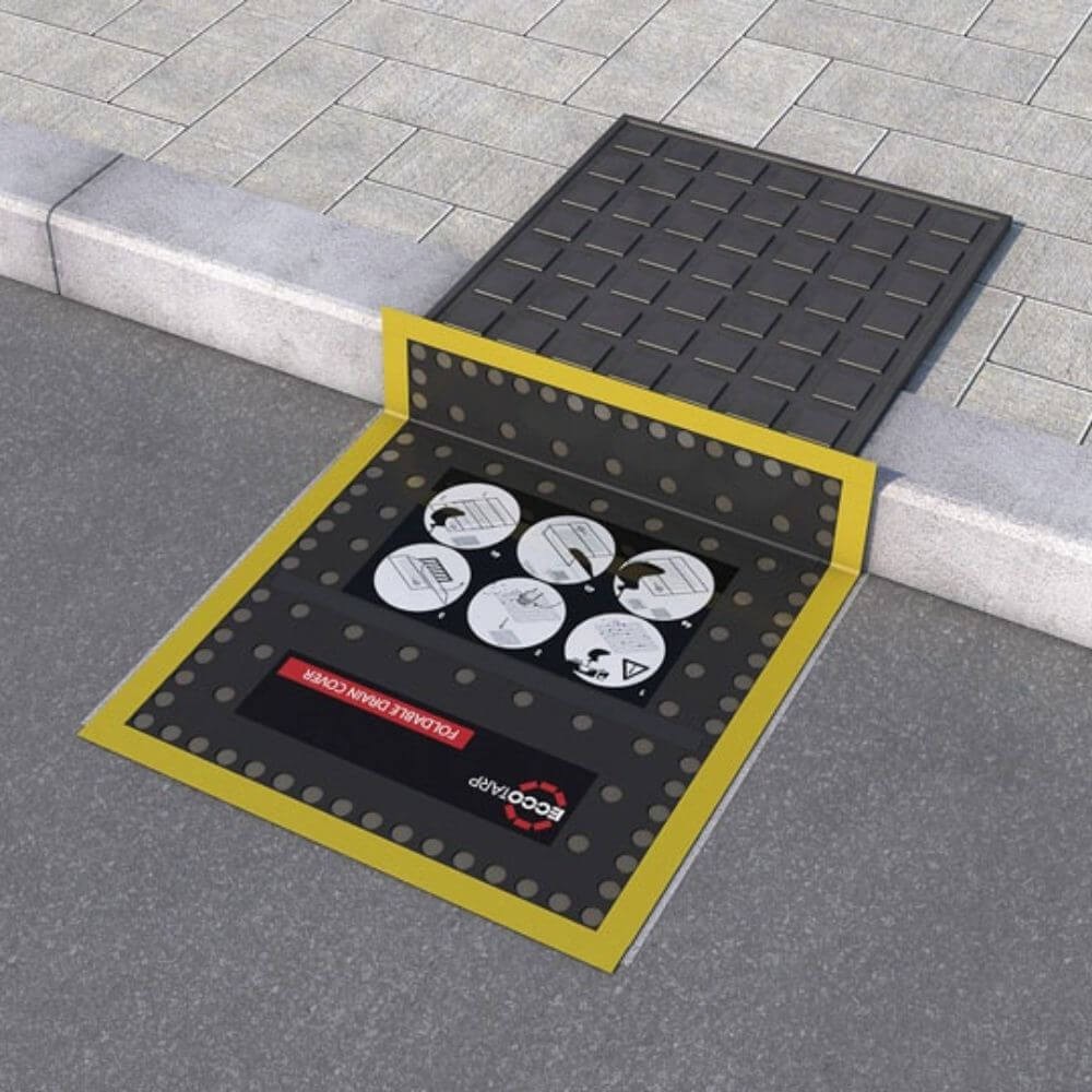ECCOTARP FDC FOLDABLE DRAIN COVER Spill