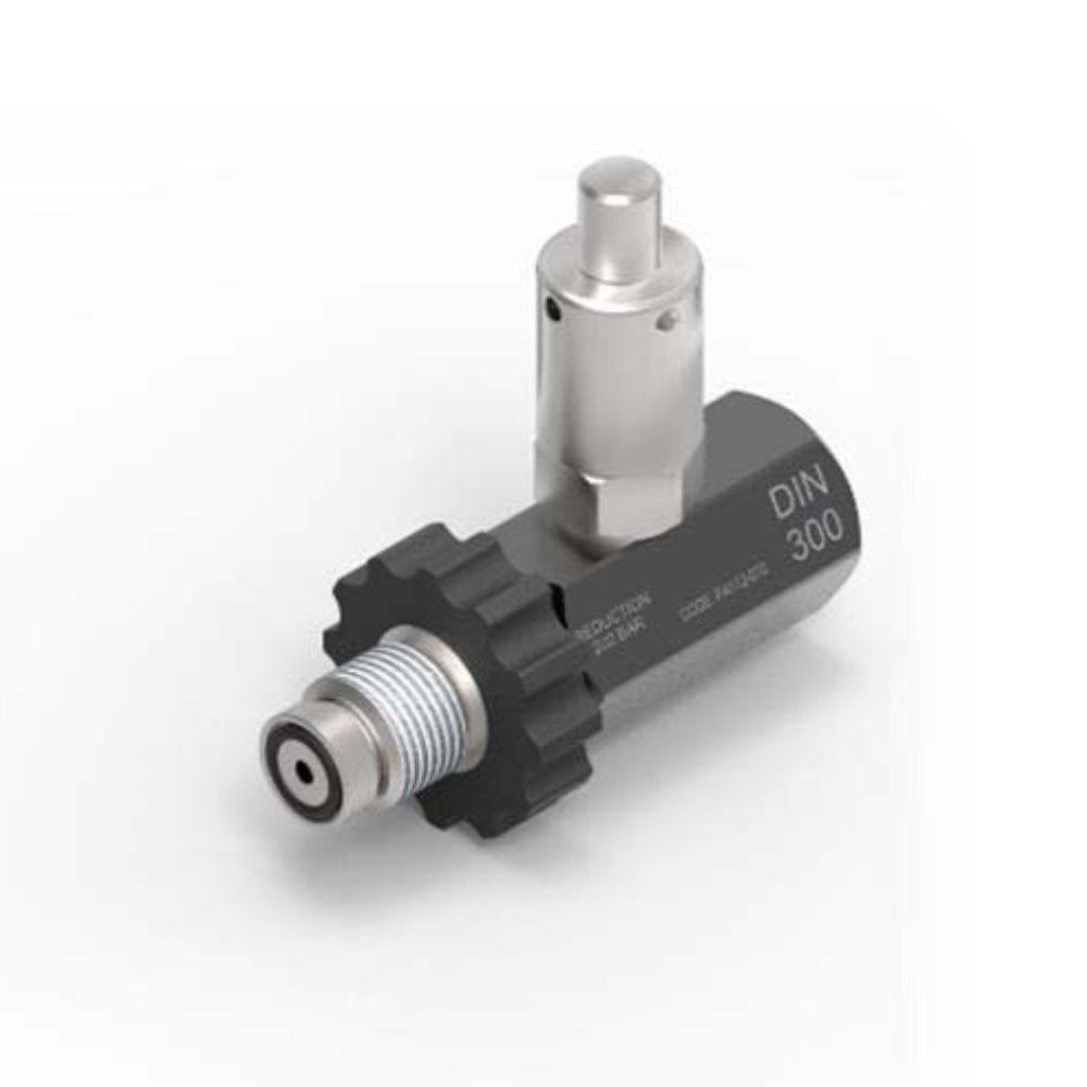 REDUCTION FROM DIN 300 TO DIN 200 WITH SAFETY VALVE Additional equi...