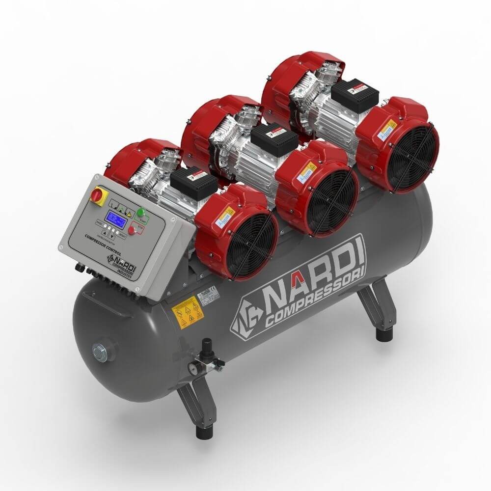 NARDI EXTREME 4, 6 HP, 270 LIT OIL-FREE COMPRESSOR - 21 BAR Compres...