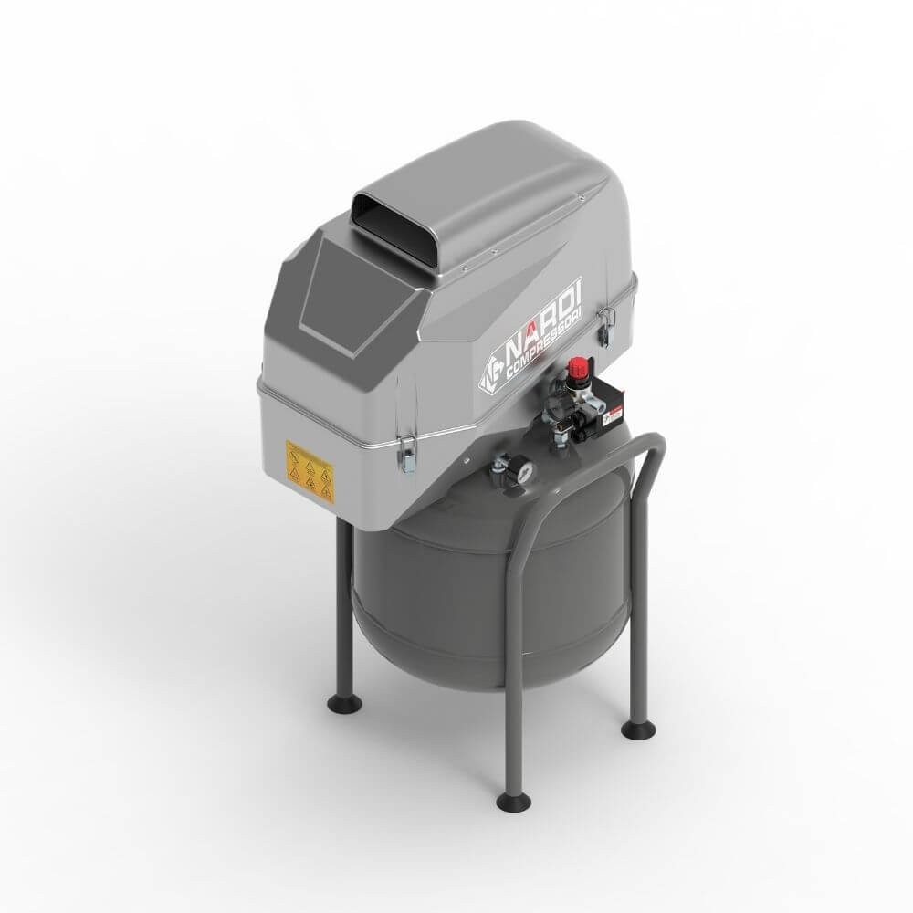 NARDI EXTREME 2 SILENCED, 2,0 HP, 50 LIT OIL-FREE COMPRESSOR Compre...