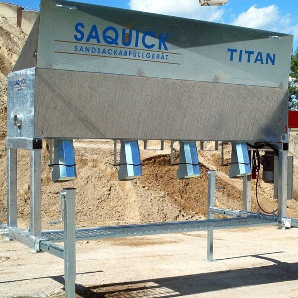SAQUICK TITAN 2.400 SANDBAG FILLING MACHINE Sandbag filling machines