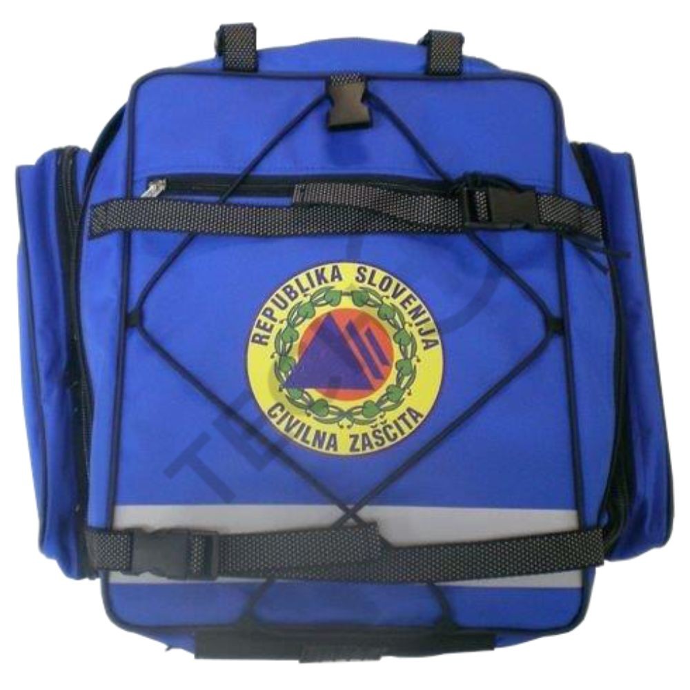CIVIL PROTECTION FIRST AID BACKPACK WITH CONTENT Disaster control